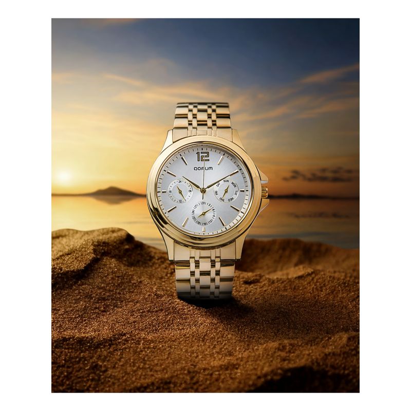 Buy Qorum Verve Men Silver Dial Watch (G137 Verve-Silver Dial) (M) Online