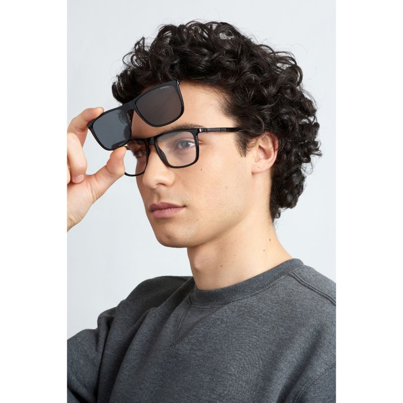 Buy CARRERA Men UV Protected Black Lens Rectangle Sunglasses with ...