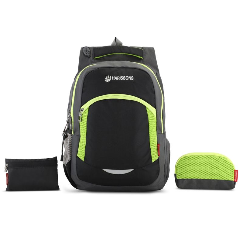 Buy Harissons Xeno Unisex Grey Backpack (Set of 4) (M) Online