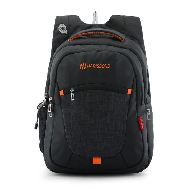 Buy Harissons Delta Unisex Black Backpack (M) Online