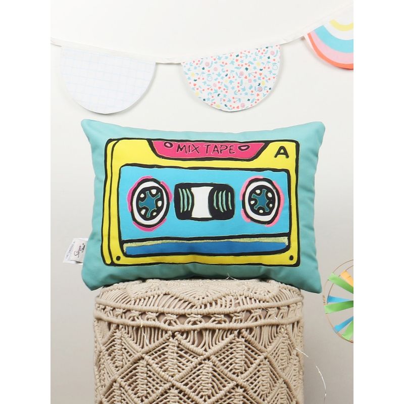 Buy Sivya by Home Micro Filled Mixtape Shaped Cushion for kids 5x45 ...