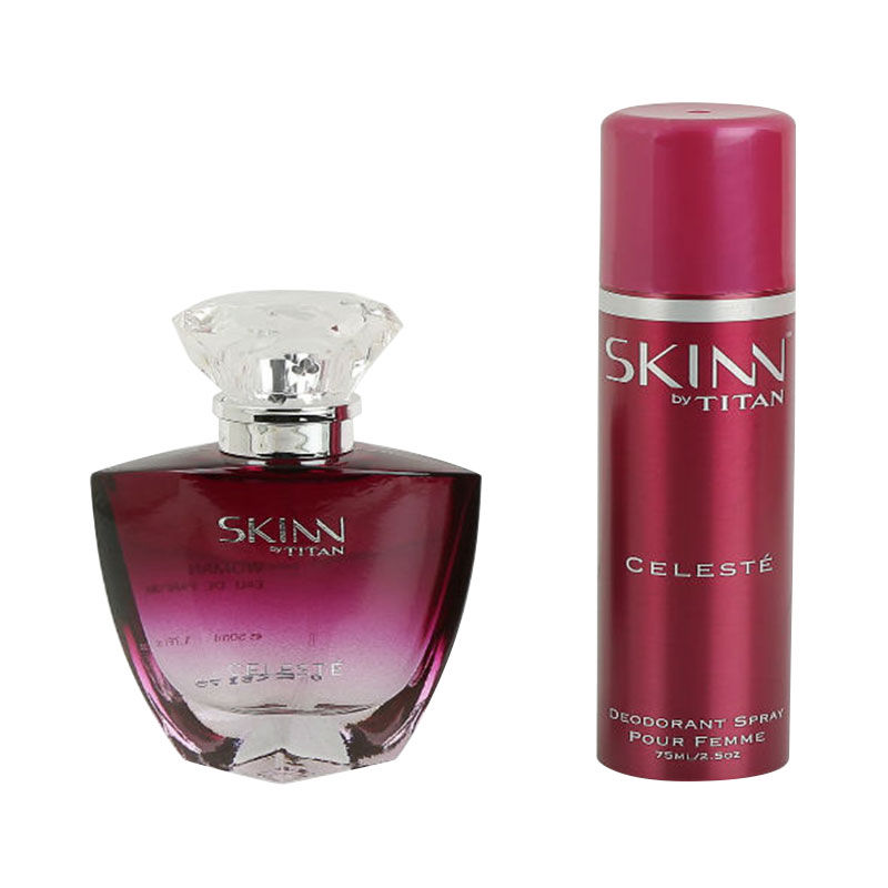 Buy Skinn By Titan Set of Women Celeste EDP 50 ml & Deo 75ml - Gift for ...