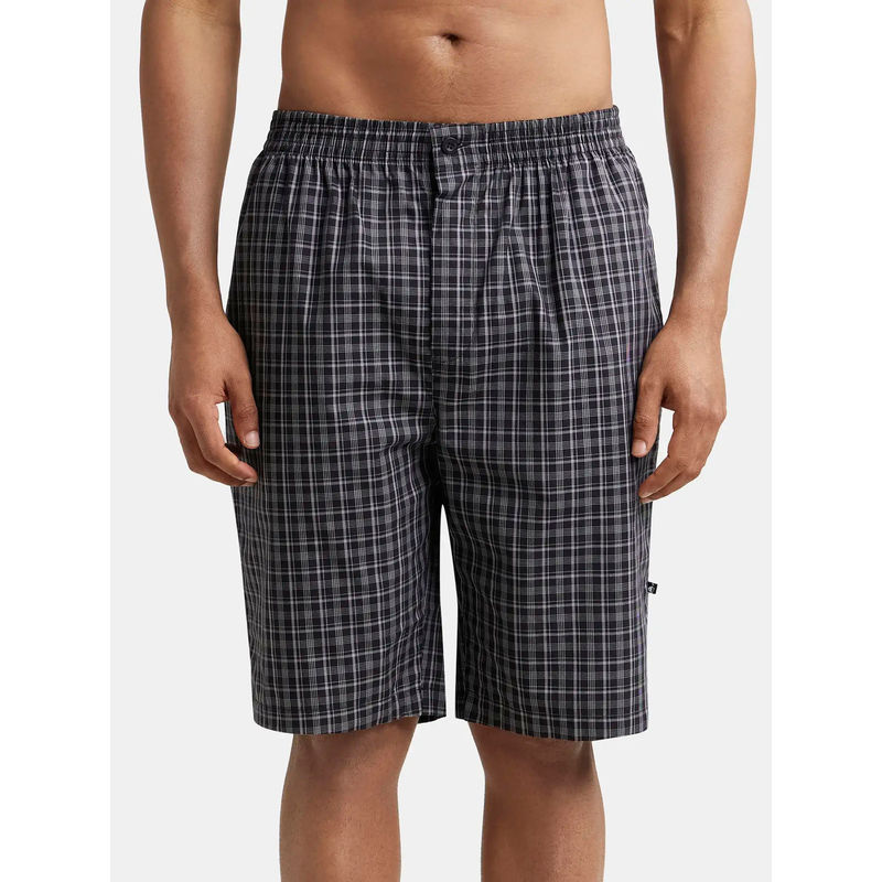 Buy Jockey Man Multi-Color Check Des428 Bermuda - 9005 Online