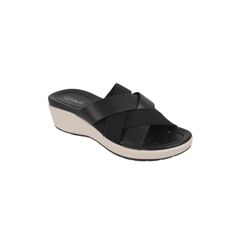 Buy Catwalk Women Stylised Platforms Sandals - Black Online