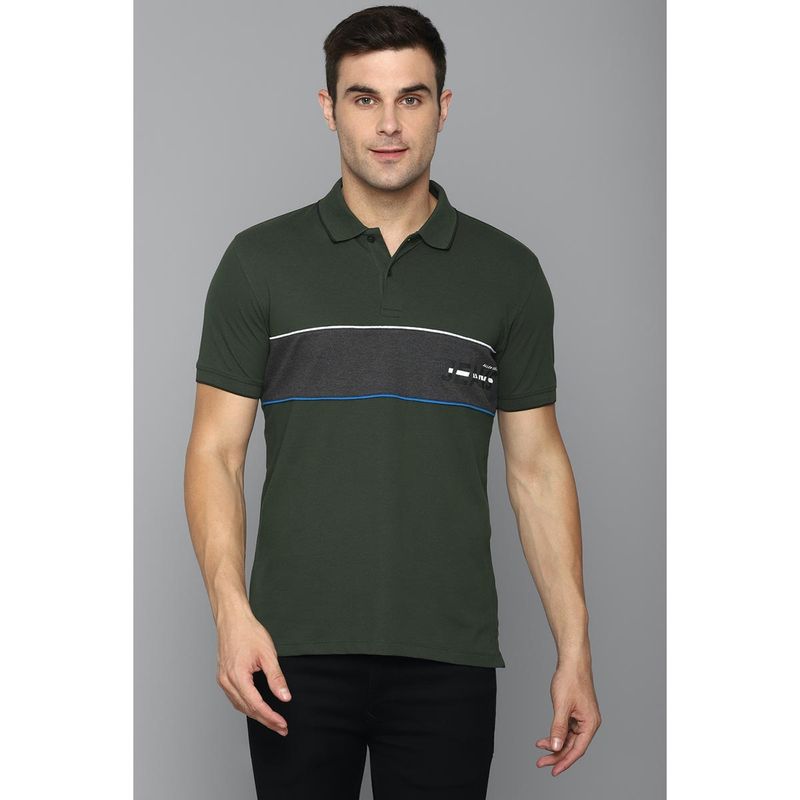 Buy Allen Solly Olive T Shirt Online