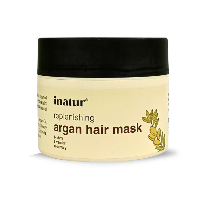 Buy Inatur Argan Oil Hair Mask, Natural & Vegan, Deep Repair, Adds ...