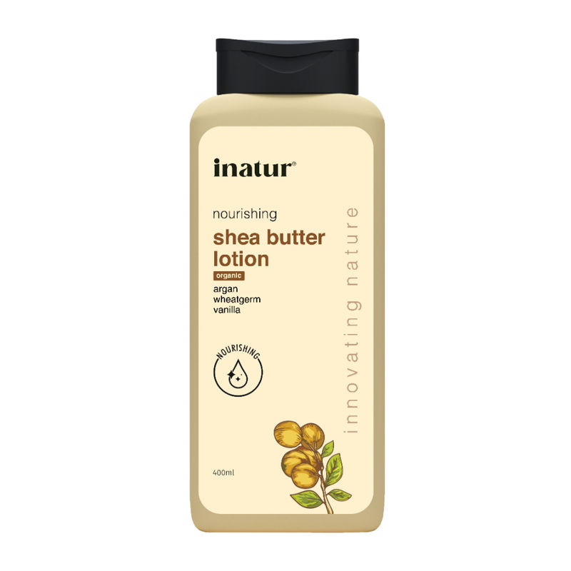 Buy inatur Shea Butter Body Lotion, Deeply Nourishing With Organic Shea ...