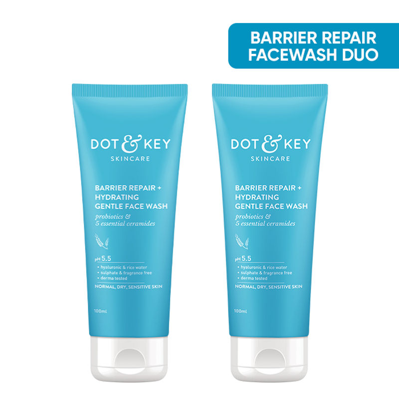Buy Dot & Key Barrier Repair Hydrating Gentle Face Wash - Pack of 2 Online
