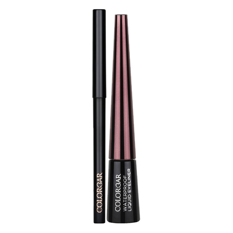Buy Colorbar Liquid Eyeliner + Intensly Rich Kajal Combo Online