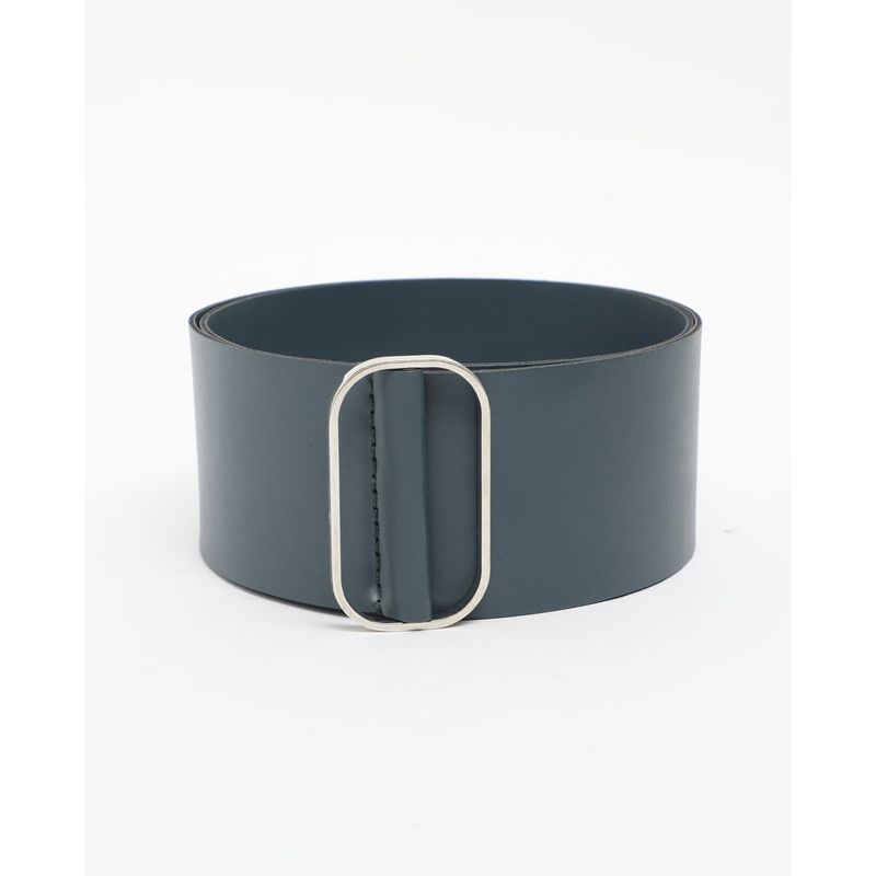 Buy RAREISM Abandon Dark Teal Leather Belt Online