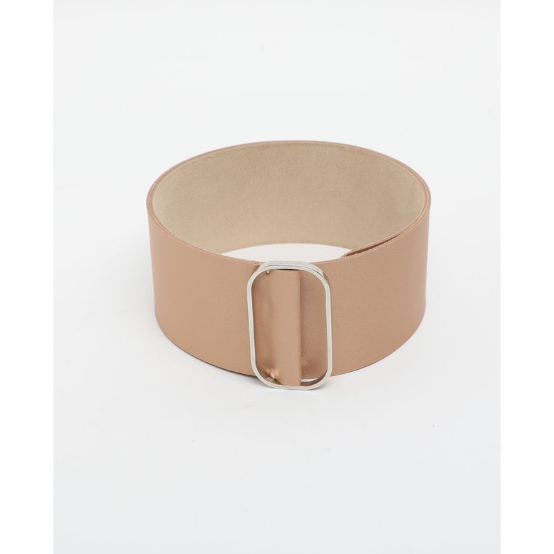 Buy RAREISM Abandon Metallic Brown Leather Belt Online