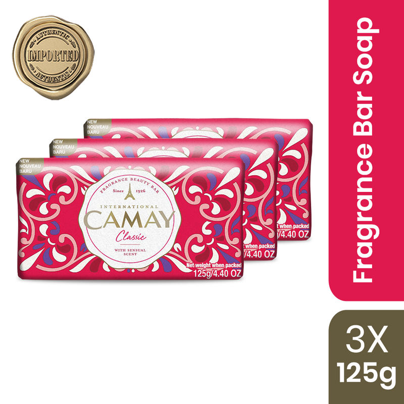 Buy Camay Classic International Beauty Soap With Carnations & Roses ...