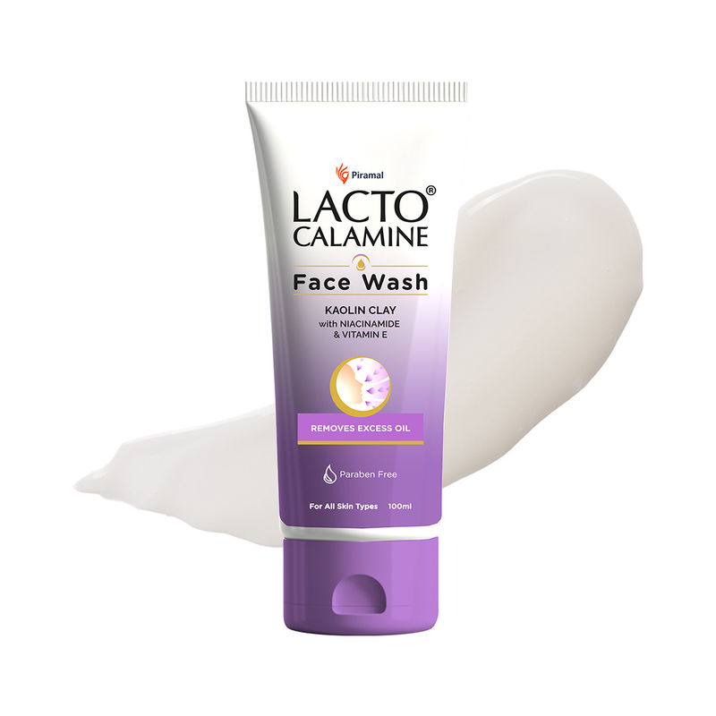Buy Lacto Calamine Face Wash with Kaolin Clay, Niacinamide & Vitamin E ...