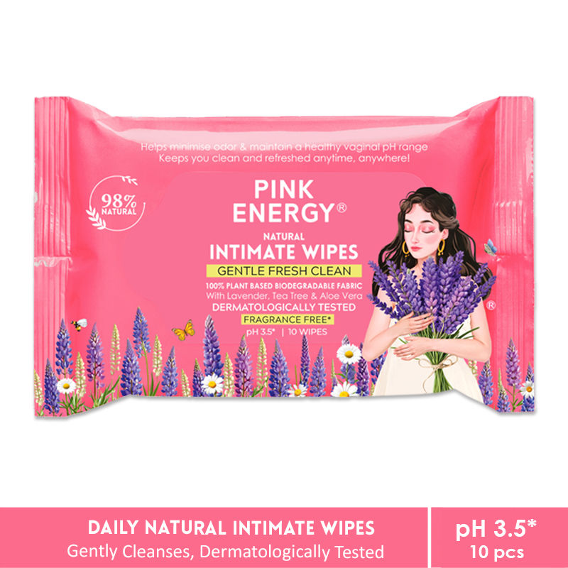 Buy PINK ENERGY Daily Intimate Wipes Online