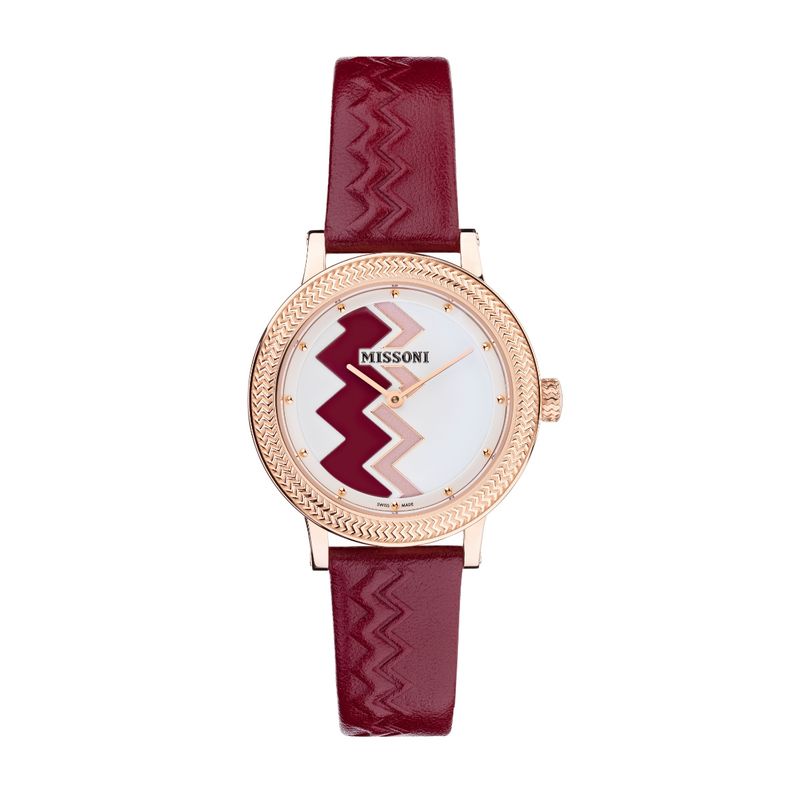 Buy Missoni Watches Analog White Burgundy Dial Women Watch - MWNZ00321 ...
