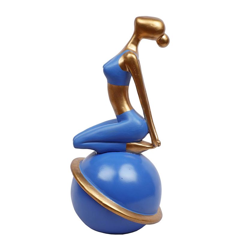Buy Tansha Quo Lady Yoga Figurine Backbend Pose Sitting on the Ball 25 ...