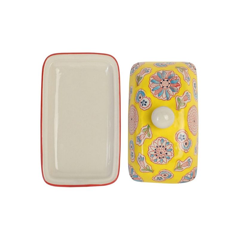 Chumbak Sunshine Flowers Butter Dish - Yellow: Buy Chumbak Sunshine ...
