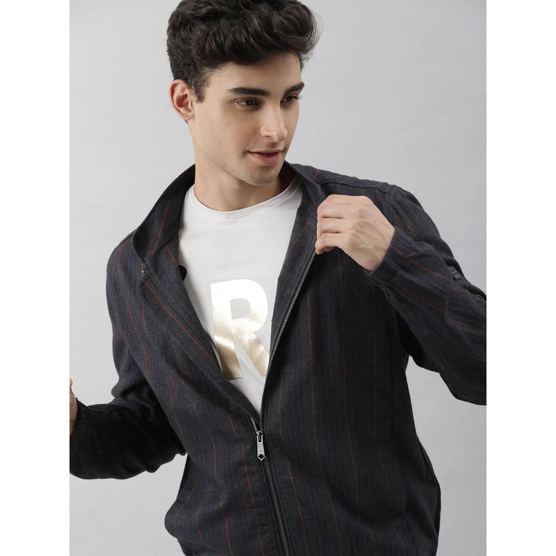 Buy RARE RABBIT Grey Casual Jacket Online