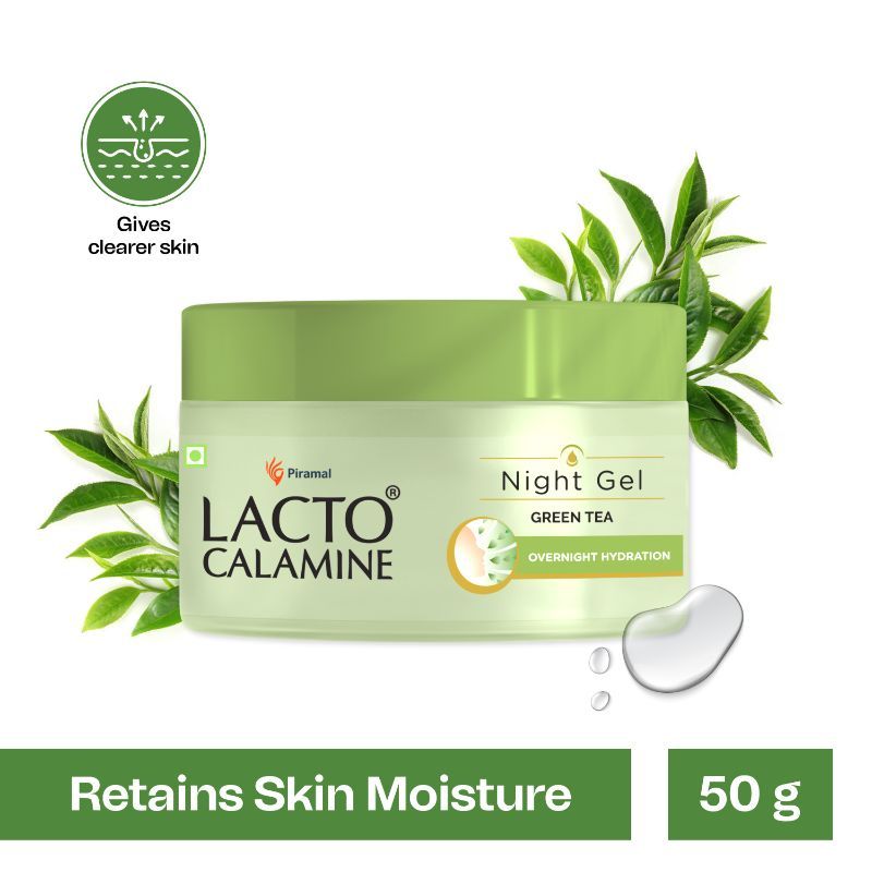 Buy Lacto Calamine Green Tea Night Cream Moisturizer with Niacinamide ...