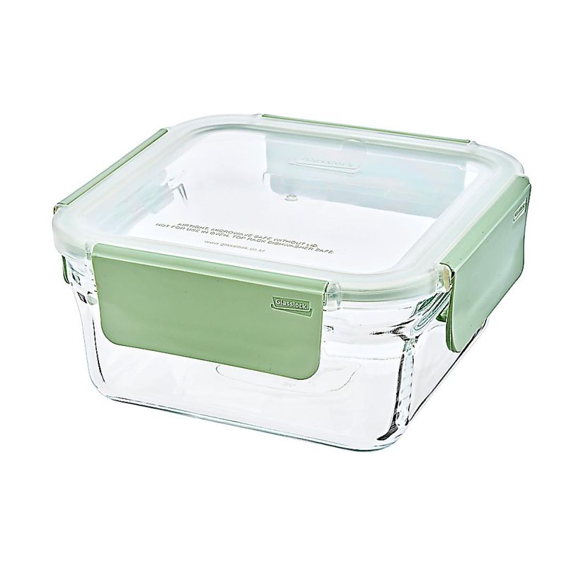 Buy Glasslock Pure Airtight Tempered Microwave Safe Food Container ...