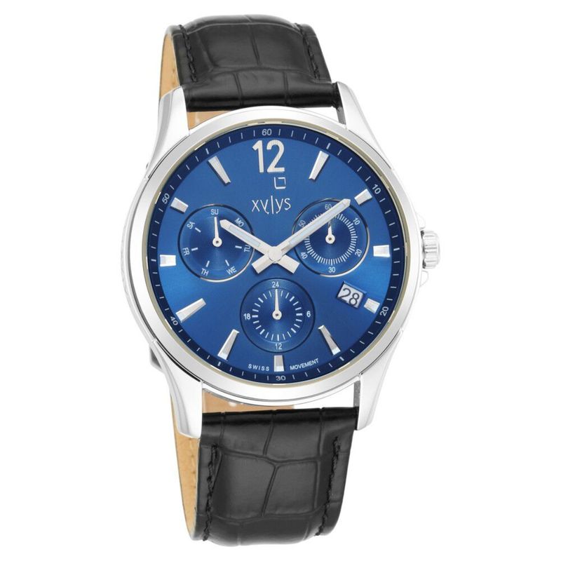 Buy Xylys Men Analog Blue Dial Black Strap Watches (M) Online