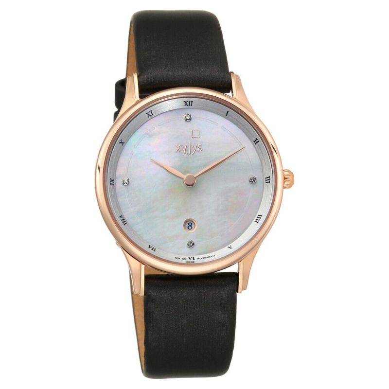 Buy Xylys Women Analog Off White Dial Grey Strap Watches (M) Online