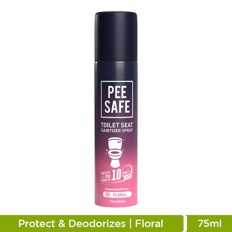 Buy Pee Safe Toilet Seat Sanitizer Spray Floral Online