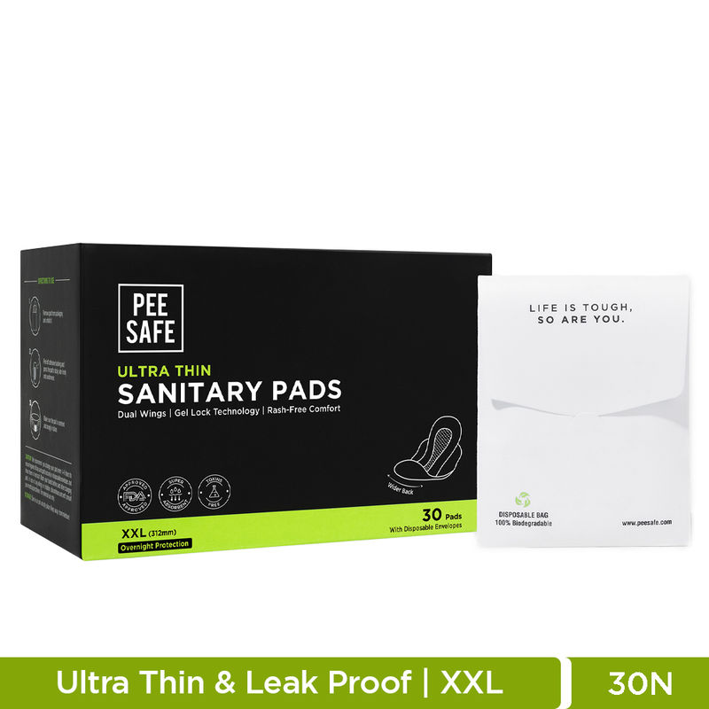 Buy Pee Safe Ultra Thin Sanitary Pads (XXL) Online