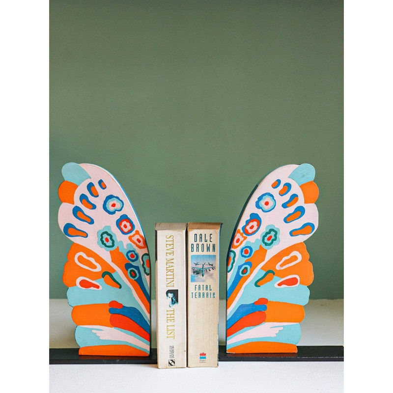 Buy Freedom Tree Butterfly Bookend Blue Online