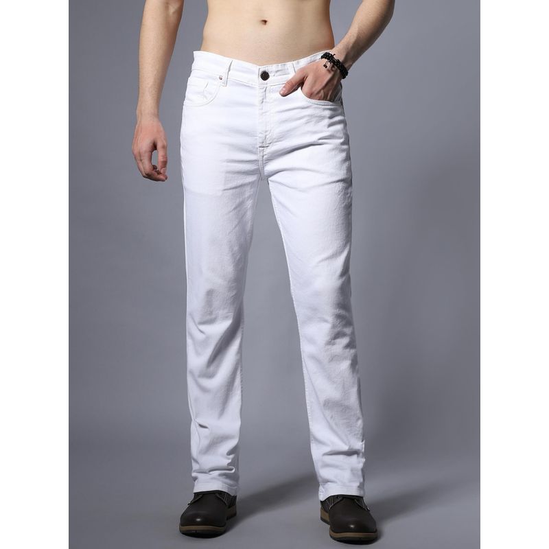 Buy High Star Men Low-Rise Regular Fit Clean Look Stretchable Jeans Online