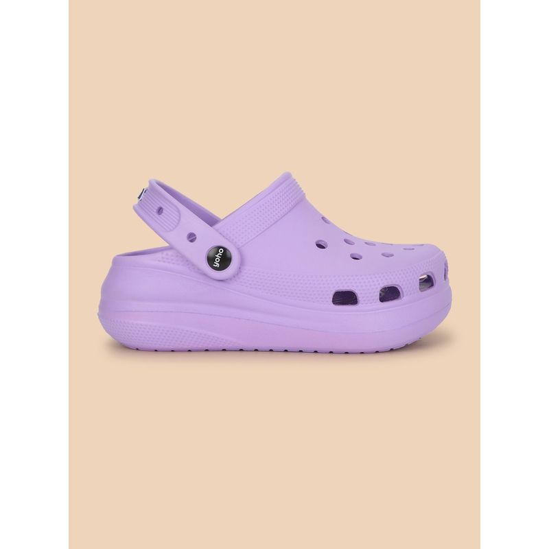 Buy Yoho Purple High Heel Clogs for Women Online