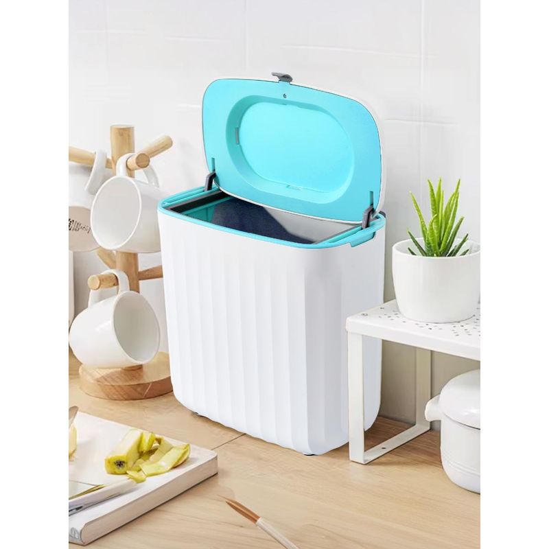 Buy UMAI 8L Plastic Hanging Dustbin Blue Online