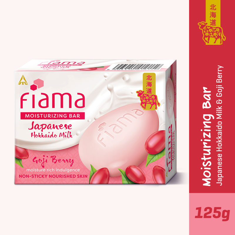 Buy Fiama Japanese Hokkaido Milk & Goji Berry Moisturizing Soap Bar Online