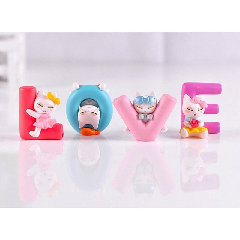 Buy Chocozone Love Miniature Figurines Set Valentine Gift for Boyfriend ...