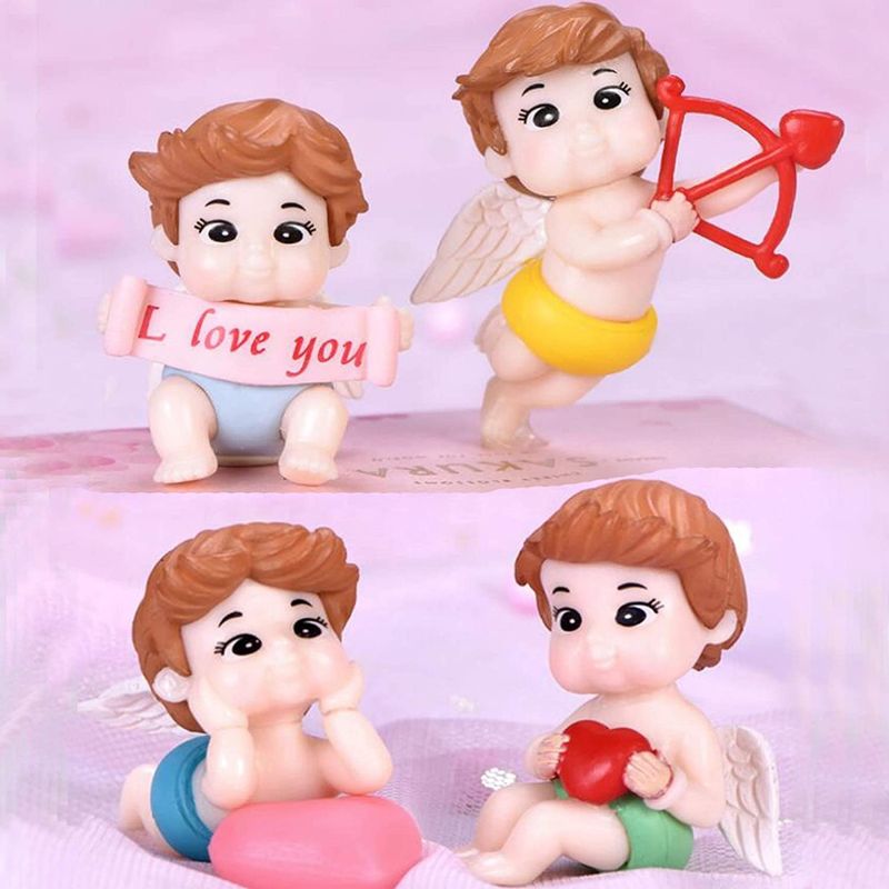 Buy Chocozone 4 Cupid Miniature Showpiece Valentine Gift for Boyfriend ...
