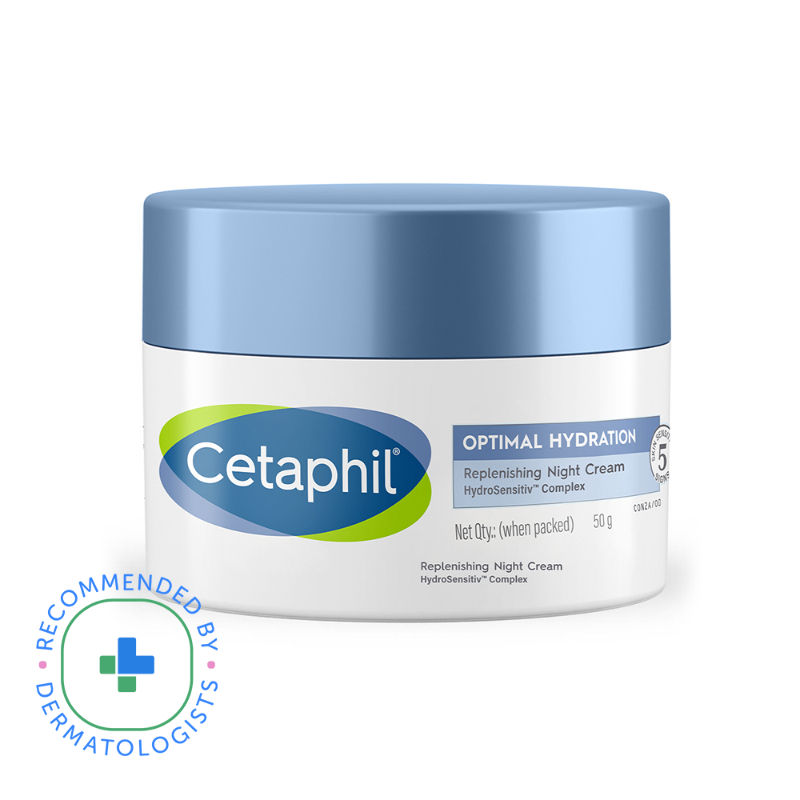 Buy Cetaphil Optimal Hydration Night Cream, Lightweight, Skin Barrier ...