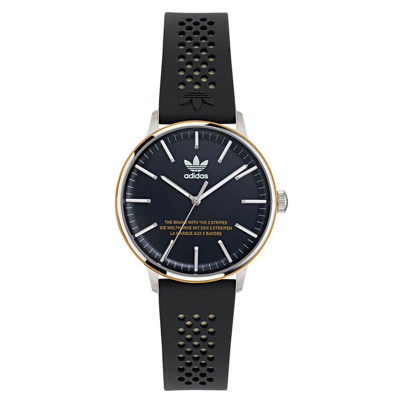 Buy adidas Originals Code One Unisex Black 38 Mm Dial Analog Watch ...