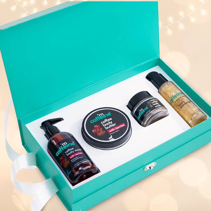 Buy Mcaffeine Coffee Glam Body Gift Kit - Premium Rakhi Gift Box - Gift ...