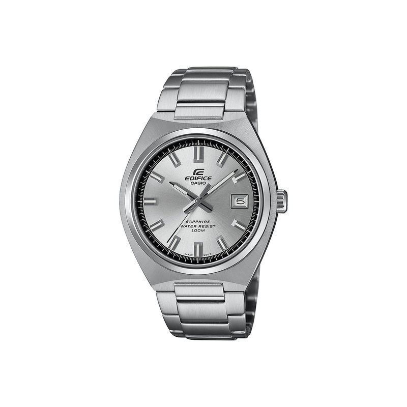 Buy Casio EDIFICE Men Analog Silver Dial Round Shape Watch EFB-109D ...