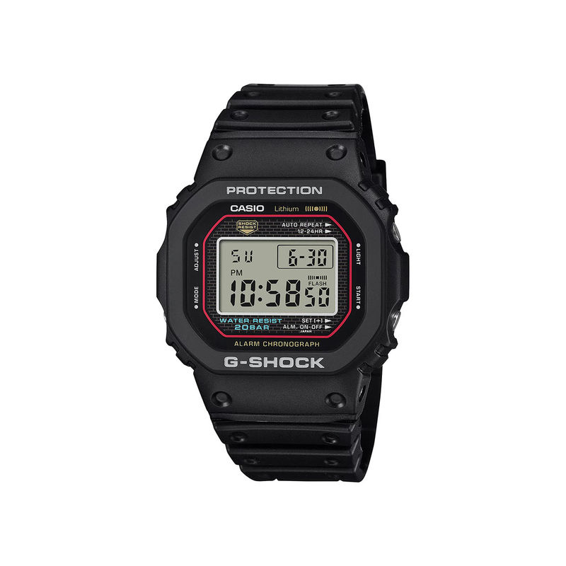 Buy Casio G-SHOCK Men Digital Black Dial Rectangular Shape Watch DW ...
