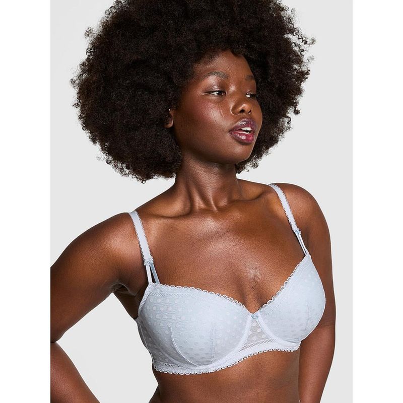 Buy Victoria's Secret PINK Wink Push-Up Balconette Blue Bra Online