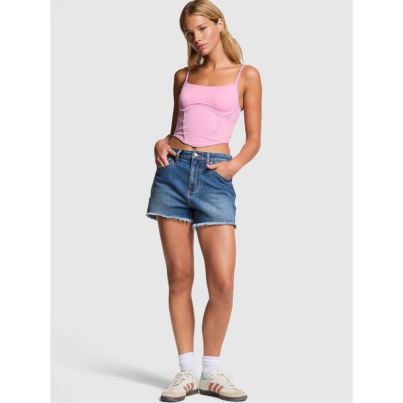 Buy Victoria's Secret PINK The Cinched Micro Pink Corset Bralette Online