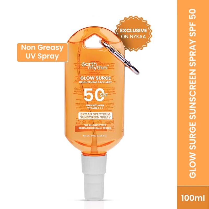 Buy Earth Rhythm Glow Surge Sunscreen Spray SPF 50 Online