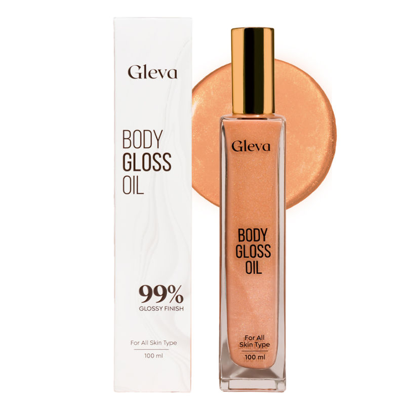 Buy GLEVA Body Gloss Oil Lightweight Fast Absorbing Shimmer Oil Online