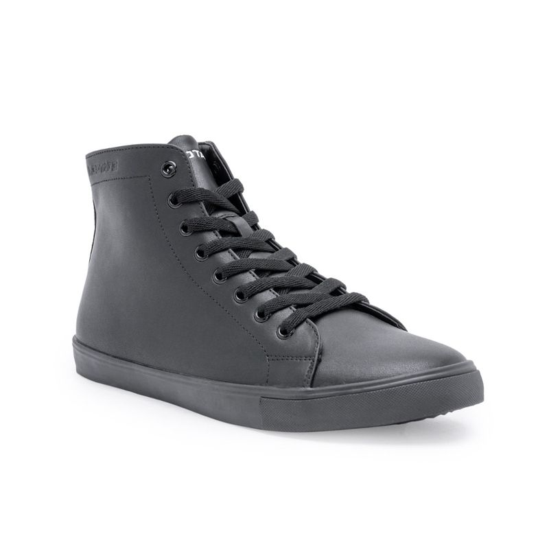 Buy Red Tape Mens Solid Black Sneaker Online