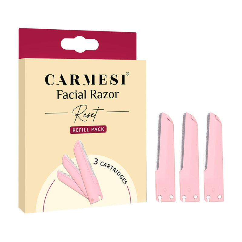Buy Carmesi Face Razor Reset Refill Pack - 3 Cartridges - Instant ...