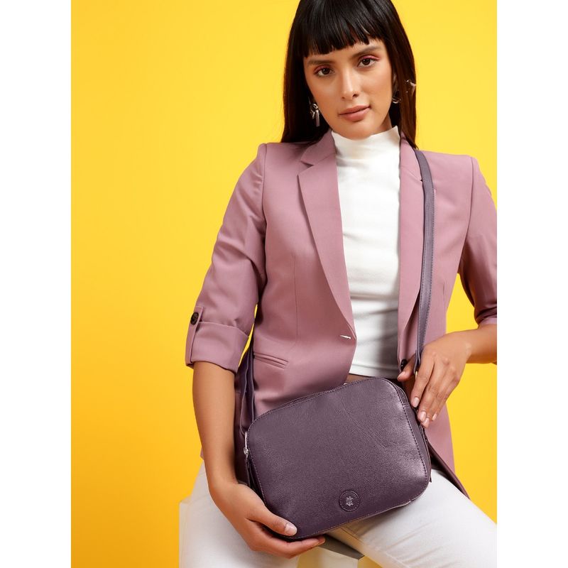 Buy Tortoise Ellena The Sling Bag - Purple Online