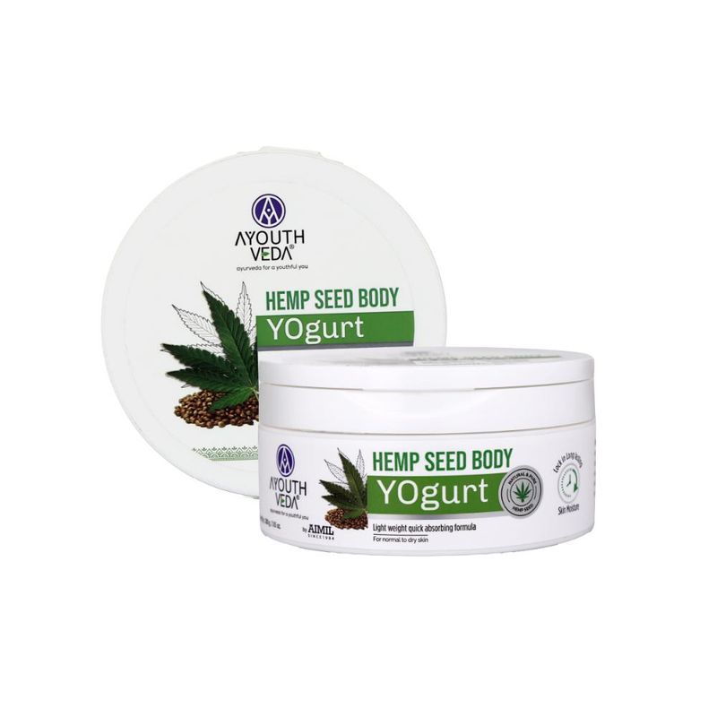 Buy Ayouthveda Hemp Seed Body Yogurt for All Skin Types, Non-greasy ...