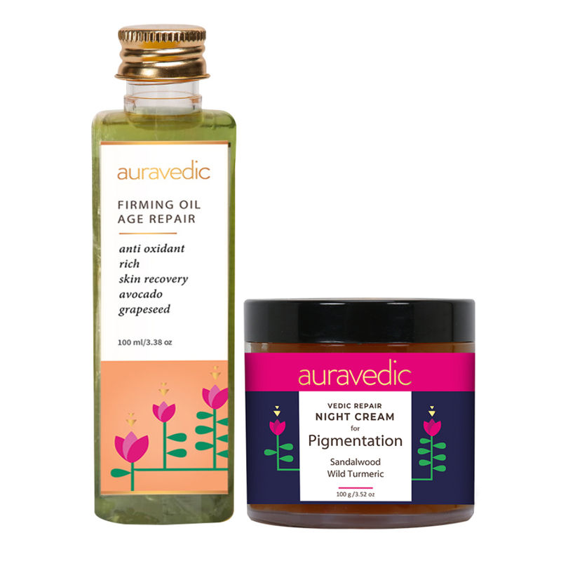 Buy AuraVedic Firming Oil Age Repair & Vedic Repair Night Cream Online