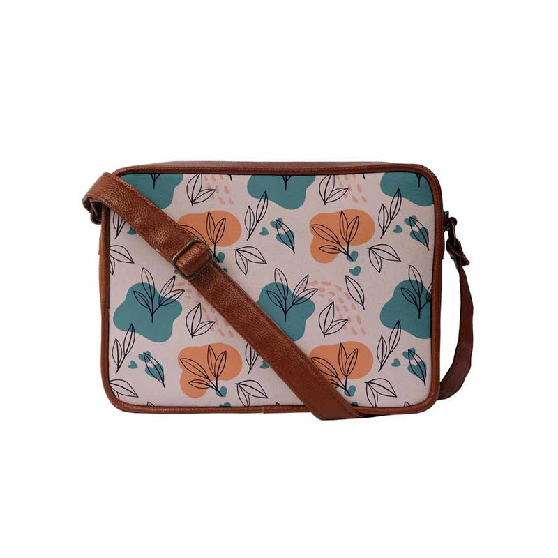 Buy Crazy Corner Patch Floral Print Rectangle Sling Bag Online